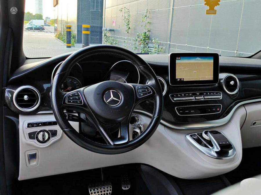 Melns Mercedes-Benz V 250 2016 Klaipėda, ar dzinēja tilpumu 2.15 L un nobraukumu 280 tūkst. km par 26500 €, foto 41 vietnē AUTOMOTO.COM.LV