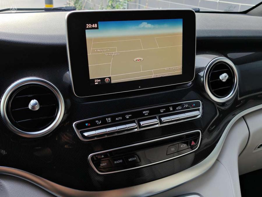 Melns Mercedes-Benz V 250 2016 Klaipėda, ar dzinēja tilpumu 2.15 L un nobraukumu 280 tūkst. km par 26500 €, foto 46 vietnē AUTOMOTO.COM.LV