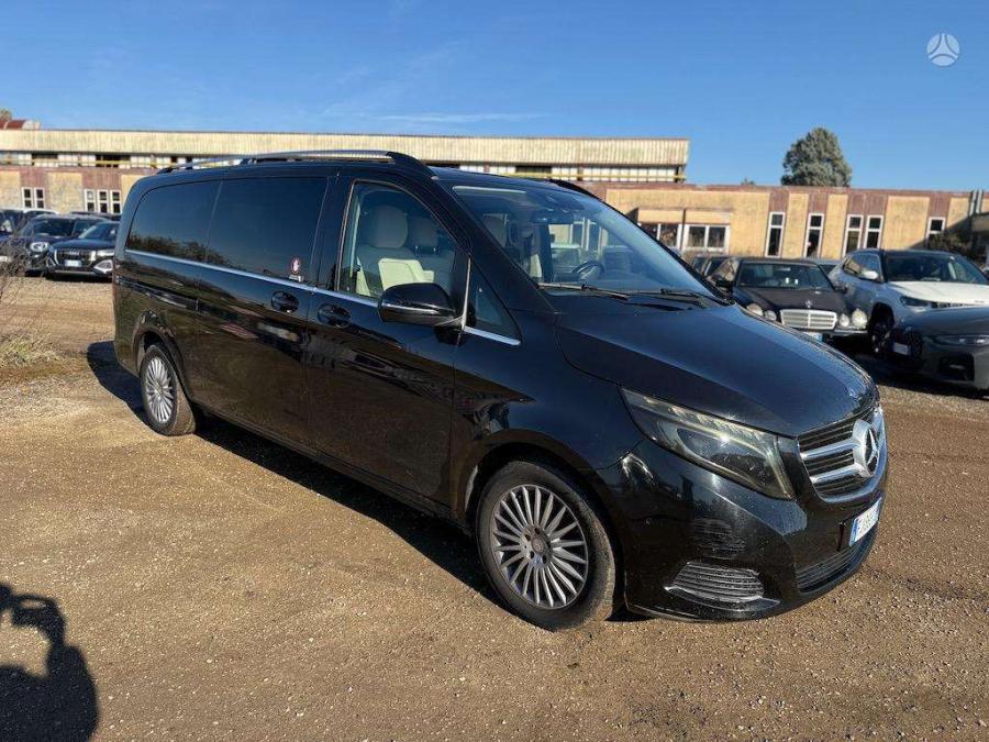 Melns Mercedes-Benz V 250 2017 Šauļi, ar dzinēja tilpumu 2.14 L un nobraukumu 400 tūkst. km par 19200 €, foto 3 vietnē AUTOMOTO.COM.LV