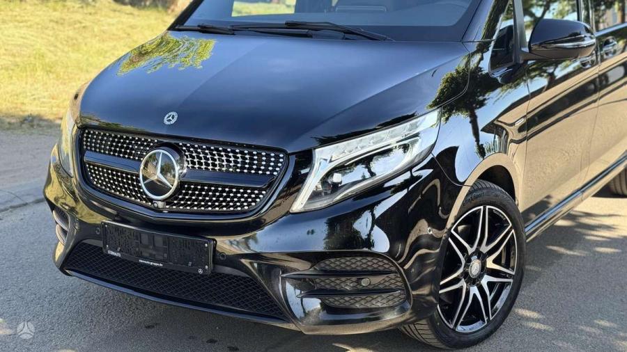 Melns Mercedes-Benz V 250 2017 Telšiai, ar dzinēja tilpumu 2.14 L un nobraukumu 167 tūkst. km par 41900 €, foto 4 vietnē AUTOMOTO.COM.LV