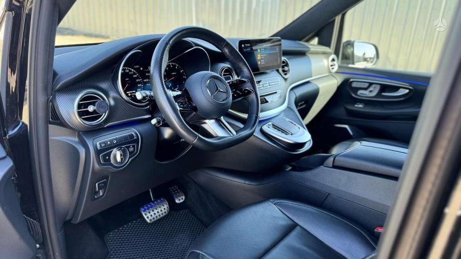 Melns Mercedes-Benz V 250 2017 Telšiai, ar dzinēja tilpumu 2.14 L un nobraukumu 167 tūkst. km par 41900 €, foto 16 vietnē AUTOMOTO.COM.LV