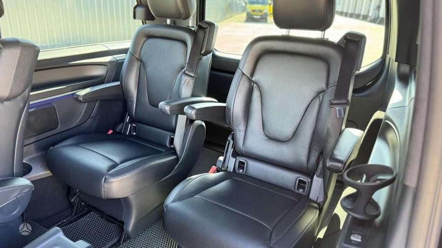 Melns Mercedes-Benz V 250 2017 Telšiai, ar dzinēja tilpumu 2.14 L un nobraukumu 167 tūkst. km par 41900 €, foto 31 vietnē AUTOMOTO.COM.LV