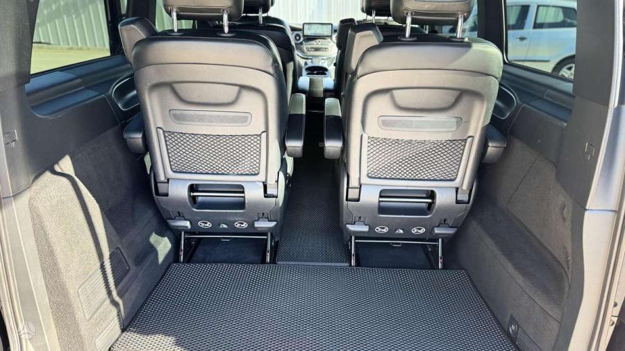 Melns Mercedes-Benz V 250 2017 Telšiai, ar dzinēja tilpumu 2.14 L un nobraukumu 167 tūkst. km par 41900 €, foto 33 vietnē AUTOMOTO.COM.LV
