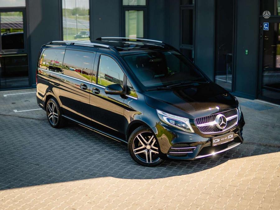 Melns Mercedes-Benz V 250 2017 Kauņa, ar dzinēja tilpumu 2.14 L un nobraukumu 183 tūkst. km par 37950 €, foto 4 vietnē AUTOMOTO.COM.LV