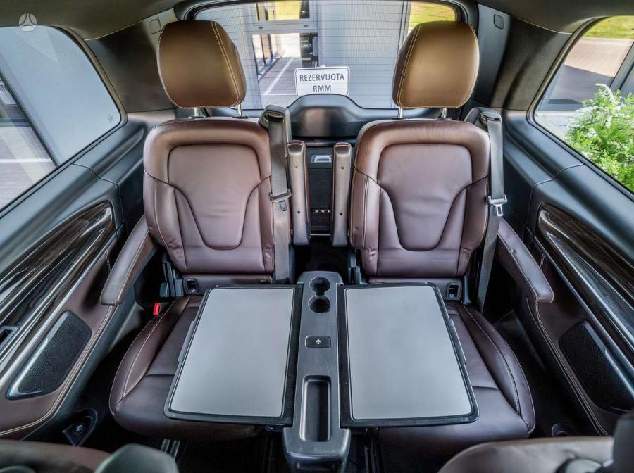 Melns Mercedes-Benz V 250 2017 Kauņa, ar dzinēja tilpumu 2.14 L un nobraukumu 183 tūkst. km par 37950 €, foto 69 vietnē AUTOMOTO.COM.LV