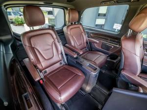 Melns Mercedes-Benz V 250 2017 Kauņa, ar dzinēja tilpumu 2.14 L un nobraukumu 183 tūkst. km par 37950 €, foto 64 vietnē AUTOMOTO.COM.LV