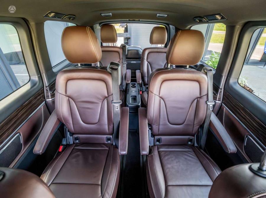 Melns Mercedes-Benz V 250 2017 Kauņa, ar dzinēja tilpumu 2.14 L un nobraukumu 183 tūkst. km par 37950 €, foto 66 vietnē AUTOMOTO.COM.LV