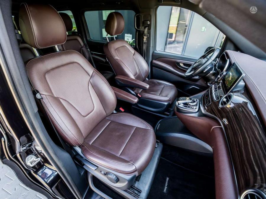 Melns Mercedes-Benz V 250 2017 Kauņa, ar dzinēja tilpumu 2.14 L un nobraukumu 183 tūkst. km par 37950 €, foto 76 vietnē AUTOMOTO.COM.LV