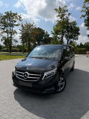 Black Mercedes-Benz V 250 2017 in Kaunas, with an engine capacity of 2.10 L and mileage of 275 thousand km for 26999 €, photo  on AUTOMOTO.COM.LV