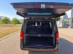 Black Mercedes-Benz V 250 2017 in Kaunas, with an engine capacity of 2.10 L and mileage of 275 thousand km for 26999 €, photo 18 on AUTOMOTO.COM.LV