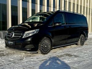 Melns Mercedes-Benz V 250 2018 Viļņa, ar dzinēja tilpumu 2.14 L un nobraukumu 198 tūkst. km par 32500 €, foto  vietnē AUTOMOTO.COM.LV
