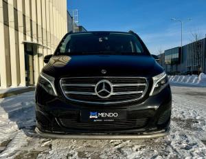 Black Mercedes-Benz V 250 2018 in Vilnius, with an engine capacity of 2.14 L and mileage of 198 thousand km for 32500 €, photo 7 on AUTOMOTO.COM.LV