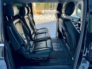 Black Mercedes-Benz V 250 2018 in Vilnius, with an engine capacity of 2.14 L and mileage of 198 thousand km for 32500 €, photo 16 on AUTOMOTO.COM.LV