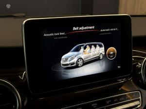 Black Mercedes-Benz V 250 2018 in Kaunas, with an engine capacity of 2.14 L and mileage of 256 thousand km for 29990 €, photo 32 on AUTOMOTO.COM.LV