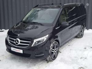 Black Mercedes-Benz V 250 2019 in Vilnius, with an engine capacity of 2.14 L and mileage of 50 thousand km for 47900 €, photo  on AUTOMOTO.COM.LV