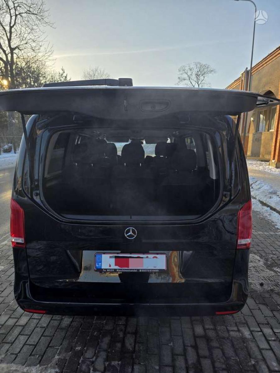 Melns Mercedes-Benz V 250 2019 Ukmergė, ar dzinēja tilpumu 1.95 L un nobraukumu 172 tūkst. km par 33250 €, foto 22 vietnē AUTOMOTO.COM.LV