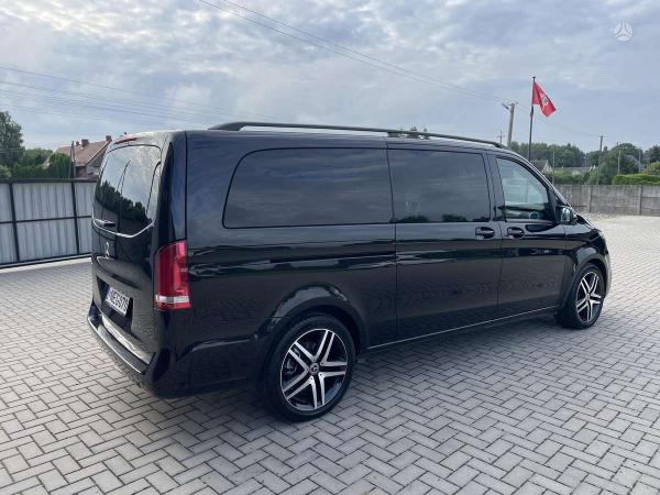 Melns Mercedes-Benz V 250 2019 Jurbarkas, ar dzinēja tilpumu 2.14 L un nobraukumu 111 tūkst. km par 31800 €, foto 6 vietnē AUTOMOTO.COM.LV