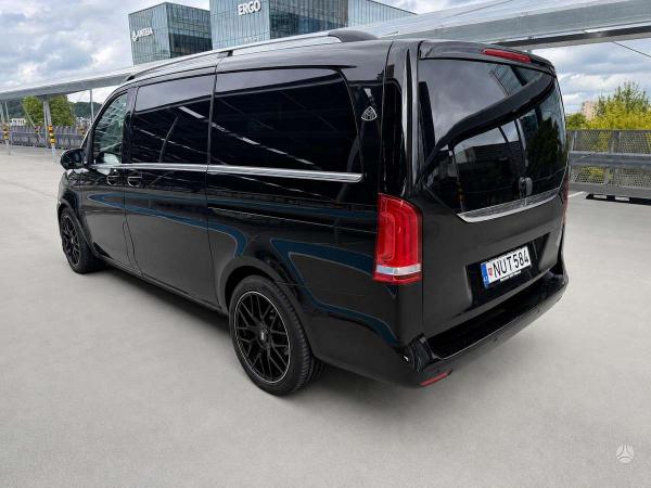 Black Mercedes-Benz V 250 2019 in Vilnius, with an engine capacity of 2.14 L and mileage of 290 thousand km for 30000 €, photo 3 on AUTOMOTO.COM.LV