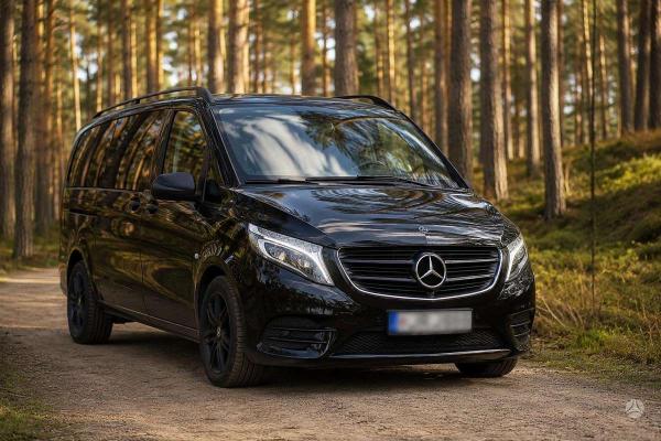 Black Mercedes-Benz V 250 2019 in Birzai, with an engine capacity of 2.14 L and mileage of 268 thousand km for 38500 €, photo 1 on AUTOMOTO.COM.LV