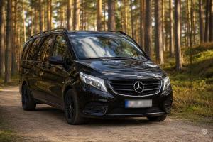 Black Mercedes-Benz V 250 2019 in Birzai, with an engine capacity of 2.14 L and mileage of 268 thousand km for 38500 €, photo  on AUTOMOTO.COM.LV