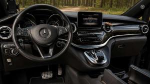 Black Mercedes-Benz V 250 2019 in Birzai, with an engine capacity of 2.14 L and mileage of 268 thousand km for 38500 €, photo 19 on AUTOMOTO.COM.LV
