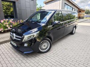 Black Mercedes-Benz V 250 2019 in Taurage, with an engine capacity of 2.00 L and mileage of 350 thousand km for 25400 €, photo 3 on AUTOMOTO.COM.LV