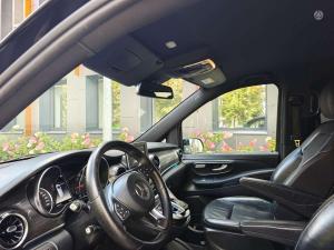 Black Mercedes-Benz V 250 2019 in Taurage, with an engine capacity of 2.00 L and mileage of 350 thousand km for 25400 €, photo 27 on AUTOMOTO.COM.LV