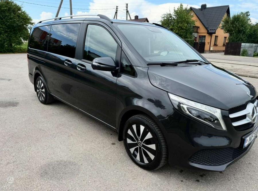 Melns Mercedes-Benz V 250 2020 Marijampole, ar dzinēja tilpumu 3.00 L un nobraukumu 162 tūkst. km par 34500 €, foto 8 vietnē AUTOMOTO.COM.LV