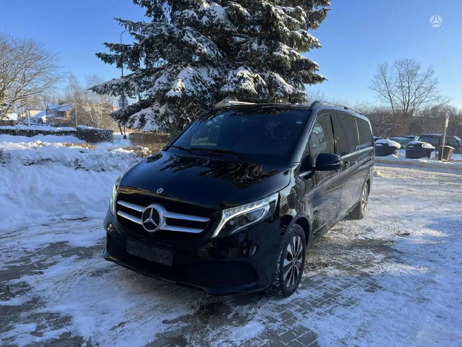 Melns Mercedes-Benz V 250 2021 Šauļi, ar dzinēja tilpumu 2.00 L un nobraukumu 450 tūkst. km par 24500 €, foto 5 vietnē AUTOMOTO.COM.LV