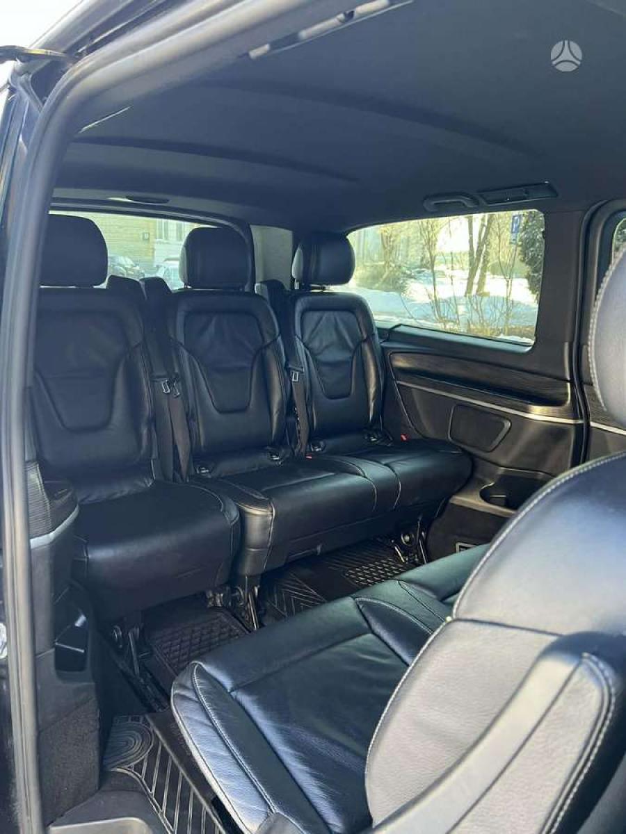 Melns Mercedes-Benz V 250 2021 Šauļi, ar dzinēja tilpumu 2.00 L un nobraukumu 450 tūkst. km par 24500 €, foto 10 vietnē AUTOMOTO.COM.LV