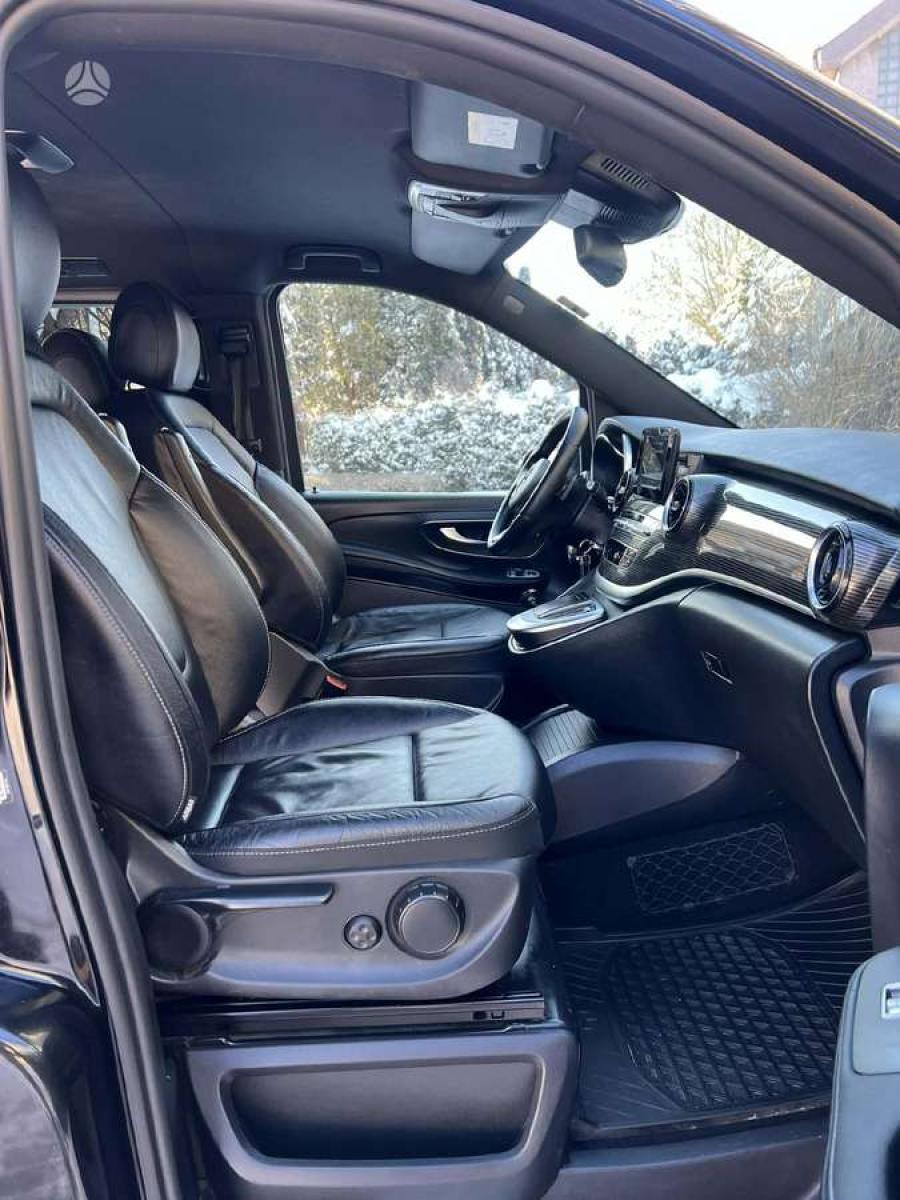 Melns Mercedes-Benz V 250 2021 Šauļi, ar dzinēja tilpumu 2.00 L un nobraukumu 450 tūkst. km par 24500 €, foto 13 vietnē AUTOMOTO.COM.LV