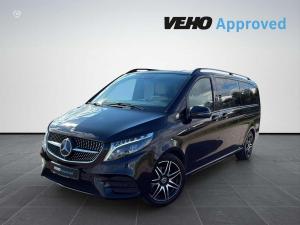 Black Mercedes-Benz V 250 2023 in Kaunas, with an engine capacity of 1.95 L and mileage of 129 thousand km for 49875 €, photo  on AUTOMOTO.COM.LV