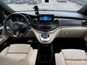 Black Mercedes-Benz V 250 2023 in Kaunas, with an engine capacity of 1.95 L and mileage of 129 thousand km for 49875 €, photo 6 on AUTOMOTO.COM.LV