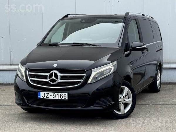 Black Mercedes-Benz V 250 2014 in Jelgava, with an engine capacity of 2.20 L and mileage of 355 thousand km for 23800 €, photo 1 on AUTOMOTO.COM.LV