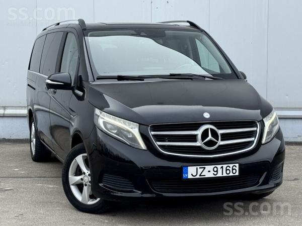 Black Mercedes-Benz V 250 2014 in Jelgava, with an engine capacity of 2.20 L and mileage of 355 thousand km for 23800 €, photo 2 on AUTOMOTO.COM.LV