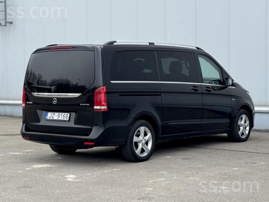 Melns Mercedes-Benz V 250 2014 Jelgava, ar dzinēja tilpumu 2.20 L un nobraukumu 355 tūkst. km par 23800 €, foto 12 vietnē AUTOMOTO.COM.LV