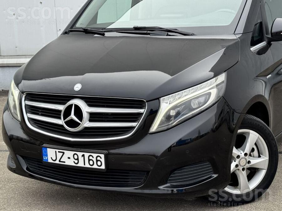 Melns Mercedes-Benz V 250 2014 Jelgava, ar dzinēja tilpumu 2.20 L un nobraukumu 355 tūkst. km par 23800 €, foto 14 vietnē AUTOMOTO.COM.LV