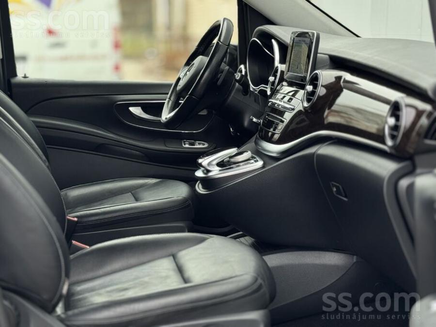 Melns Mercedes-Benz V 250 2014 Jelgava, ar dzinēja tilpumu 2.20 L un nobraukumu 355 tūkst. km par 23800 €, foto 15 vietnē AUTOMOTO.COM.LV