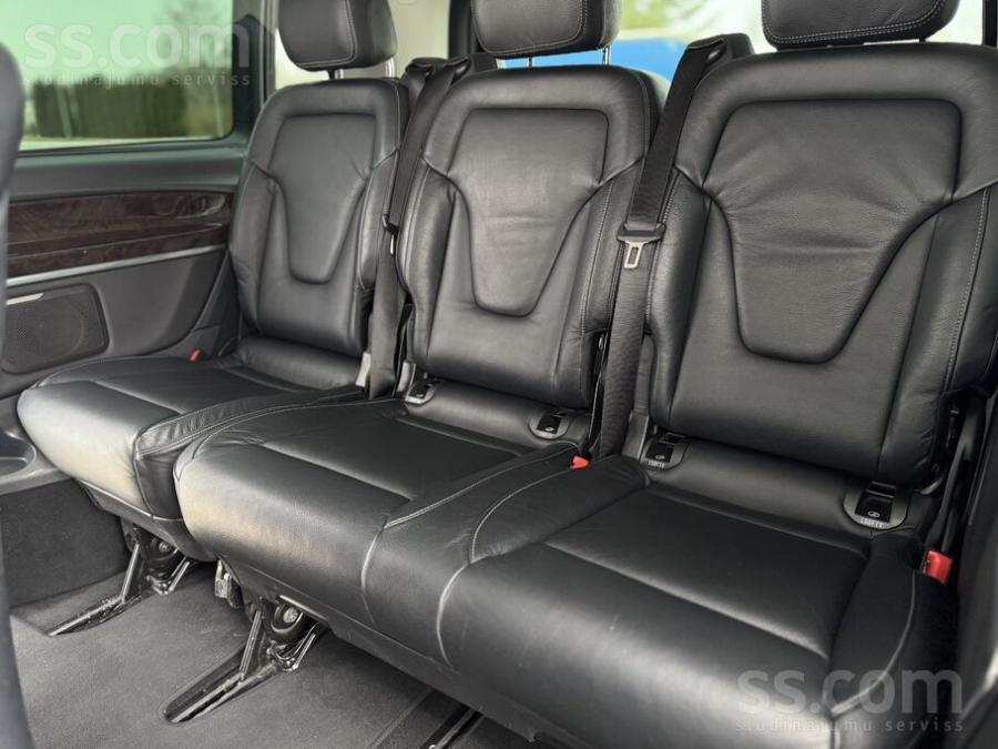 Melns Mercedes-Benz V 250 2014 Jelgava, ar dzinēja tilpumu 2.20 L un nobraukumu 355 tūkst. km par 23800 €, foto 23 vietnē AUTOMOTO.COM.LV