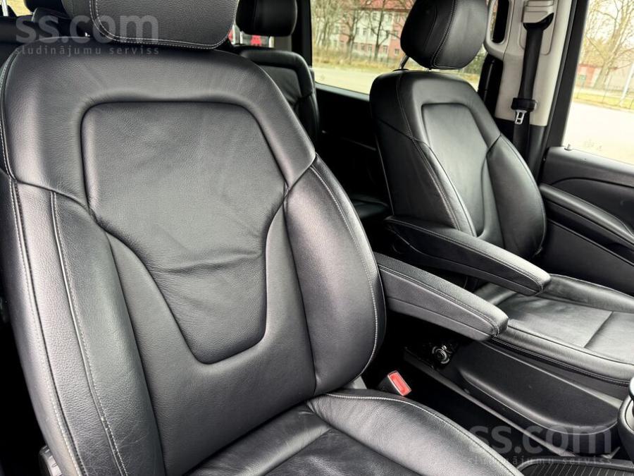Melns Mercedes-Benz V 250 2014 Jelgava, ar dzinēja tilpumu 2.20 L un nobraukumu 355 tūkst. km par 23800 €, foto 27 vietnē AUTOMOTO.COM.LV