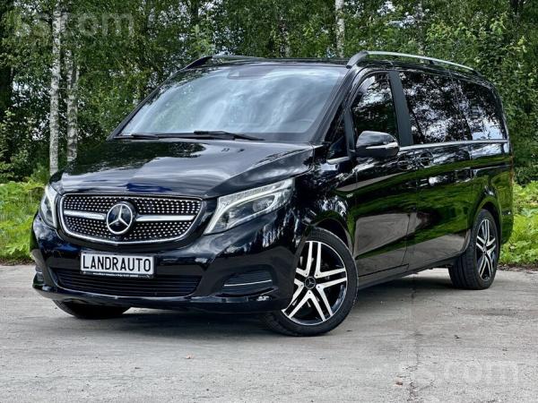 Black Mercedes-Benz V 250 2014 in Tukums, with an engine capacity of 2.20 L and mileage of 291 thousand km for 27900 €, photo 1 on AUTOMOTO.COM.LV
