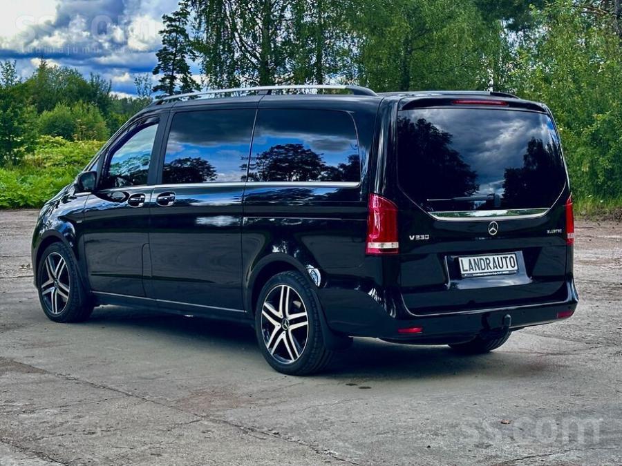 Black Mercedes-Benz V 250 2014 in Tukums, with an engine capacity of 2.20 L and mileage of 291 thousand km for 27900 €, photo 8 on AUTOMOTO.COM.LV