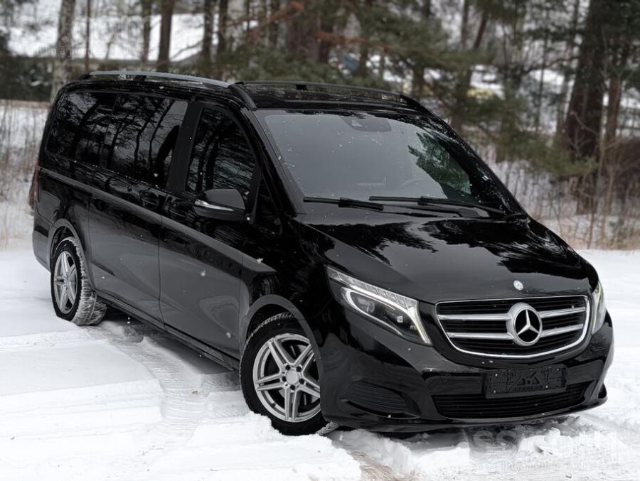 Black Mercedes-Benz V 250 2014 in Jurmala, with an engine capacity of 2.10 L and mileage of 0 thousand km for 17750 €, photo 1 on AUTOMOTO.COM.LV