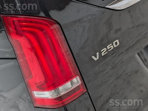 Melns Mercedes-Benz V 250 2014 Jūrmala, ar dzinēja tilpumu 2.10 L un nobraukumu 0 tūkst. km par 17750 €, foto 8 vietnē AUTOMOTO.COM.LV