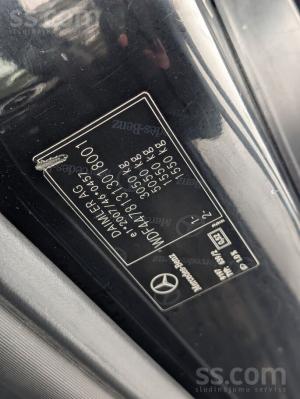 Black Mercedes-Benz V 250 2014 in Jurmala, with an engine capacity of 2.10 L and mileage of 0 thousand km for 17750 €, photo 12 on AUTOMOTO.COM.LV