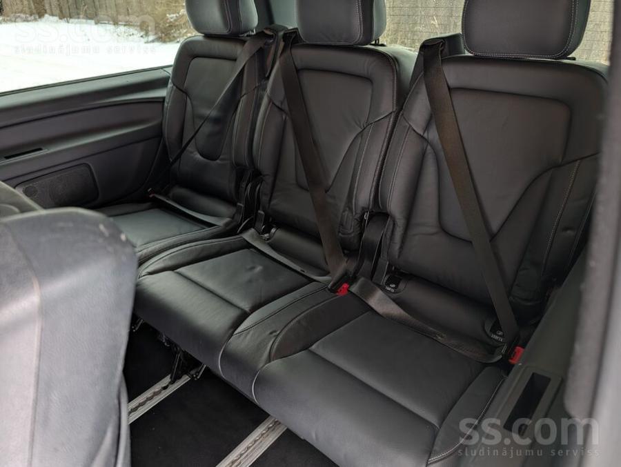 Black Mercedes-Benz V 250 2014 in Jurmala, with an engine capacity of 2.10 L and mileage of 0 thousand km for 17750 €, photo 17 on AUTOMOTO.COM.LV