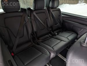 Black Mercedes-Benz V 250 2014 in Jurmala, with an engine capacity of 2.10 L and mileage of 0 thousand km for 17750 €, photo 19 on AUTOMOTO.COM.LV