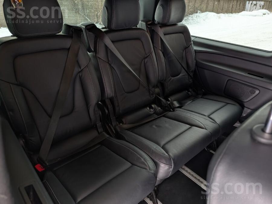 Black Mercedes-Benz V 250 2014 in Jurmala, with an engine capacity of 2.10 L and mileage of 0 thousand km for 17750 €, photo 19 on AUTOMOTO.COM.LV