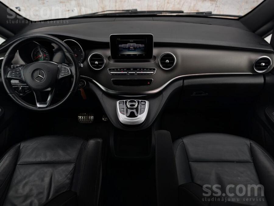 Black Mercedes-Benz V 250 2014 in Jurmala, with an engine capacity of 2.10 L and mileage of 0 thousand km for 17750 €, photo 20 on AUTOMOTO.COM.LV