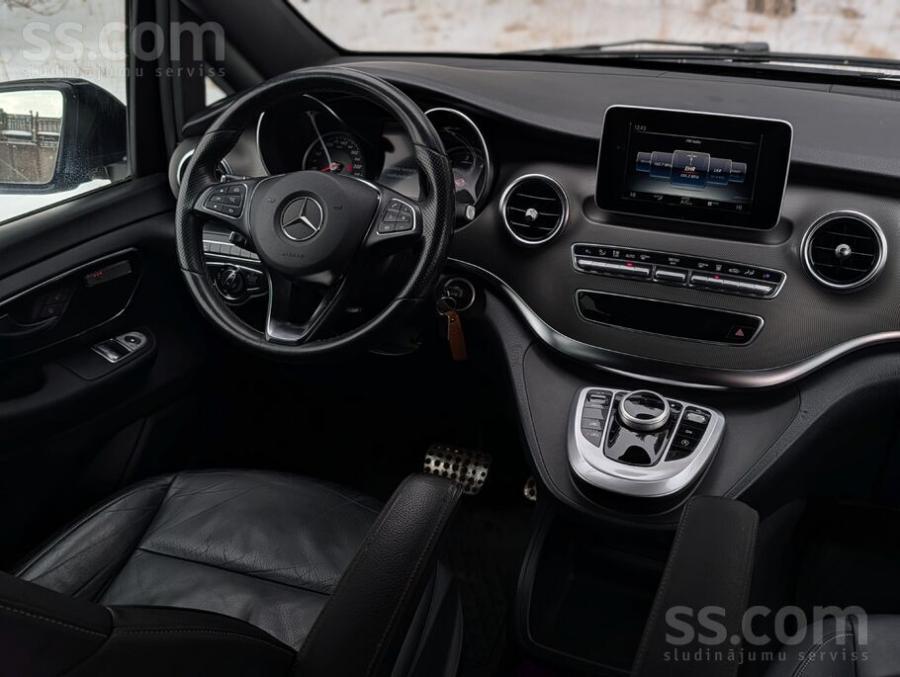 Black Mercedes-Benz V 250 2014 in Jurmala, with an engine capacity of 2.10 L and mileage of 0 thousand km for 17750 €, photo 22 on AUTOMOTO.COM.LV